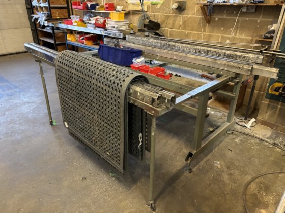 Prosaw Circular Down Cut Saw With Loading Rail Scale & Roller Conveyor ...