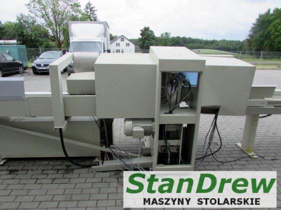 Weinig Dimter OptiCut S 90 optimizer with 2 ejectors in Miechucino, Poland