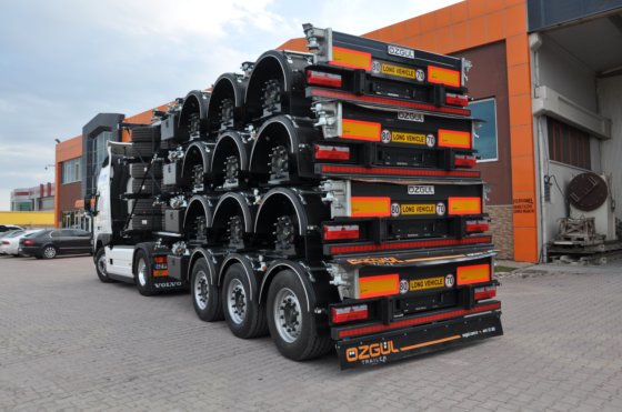 HIGH CUBE EXTENDABLE CONTAINER CHASSIS in Konya, Turkey