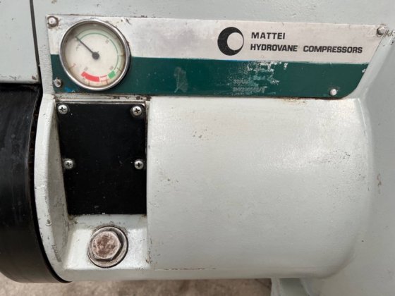 MATTEI HYDROVANE silenced rotary vane compressor in Albairate, Lombardy ...