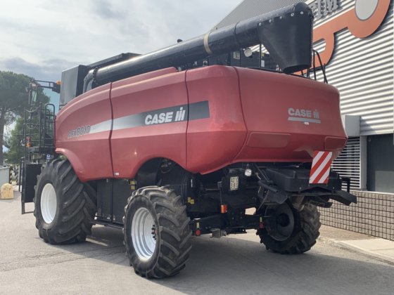 Case IH AFX 8010 Combine Harvester in Pradamano, Italy