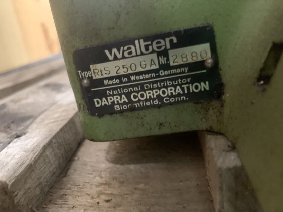 Walter compound Tilting Rotary Table RS 250 GA With 3 Jaw Rohm Chuck in ...