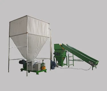 Styrofoam Melting Machine With Silo System in Suzhou, Jiangsu, China