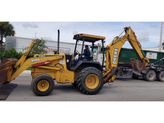 1998 John Deere 410e Backhoe Loader In Miami Fl Usa 5320