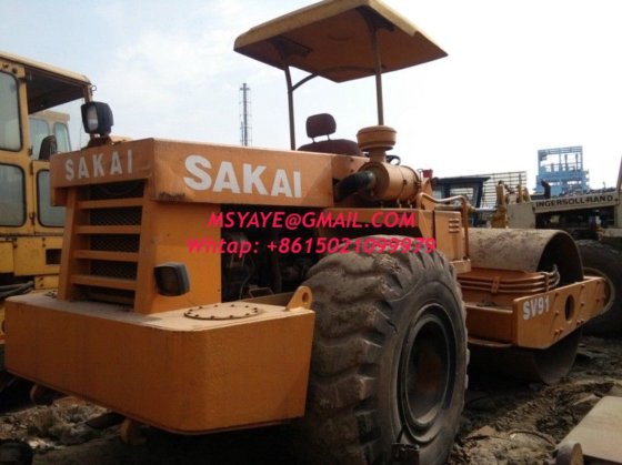 compactor SAKAI road roller Model SV90 SV91 made in Japan Vibratory ...