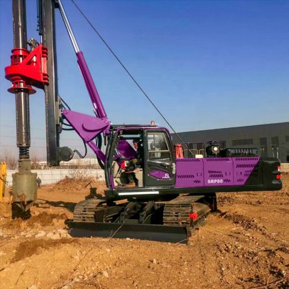 Hydraulic Rotary Drill Rig 154KW Diesel Engine Mining Crawler Rotary ...