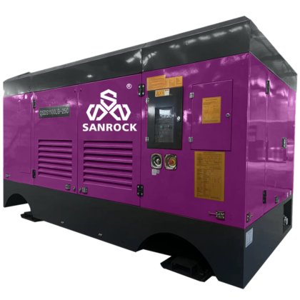 Mining Screw Air Compressor Diesel engine driven rotary screw air ...