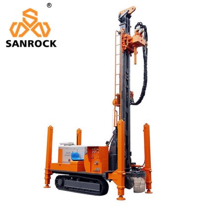 Nouvelle Foreuse de puits d'eau profonde sur chenilles ZGSJ450 Foreuse ...