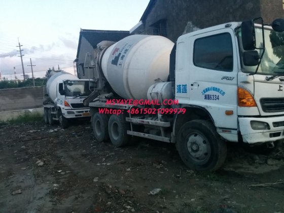 2005 MITSUBISHI fuso concrete mixer Truck 10m3 12m3 FV415 in Shanghai ...
