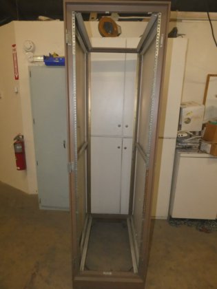 Server Rack Enclosure 77" tall x 22" wide x 32.5" deep Electrical Boxes ...