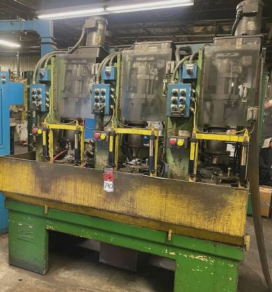 HAUSE MACHINES HOLOMATIC MILLING MACHINE 3-SPINDLE 8404 PUSH BUTTON ...