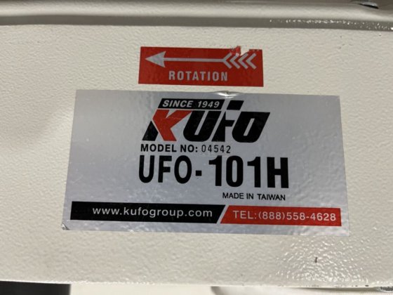 Kufo 2HP UFO-101H Vertical Bag Dust Collector in Chico, TX, USA