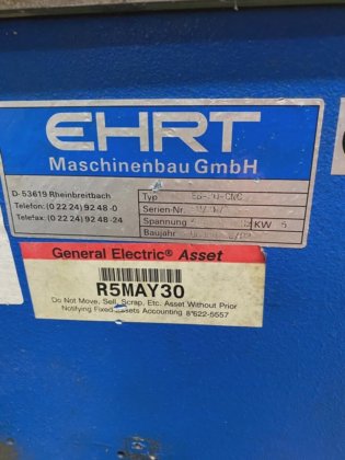 EHRT CNC 30 TON TABLE TYPE CNC HORIZONTAL HYDRAULIC BENDER W/ PC BASED ...