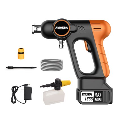 Pressure Lithium Battery Washer Gun Car Wash Machine Set Portable ...