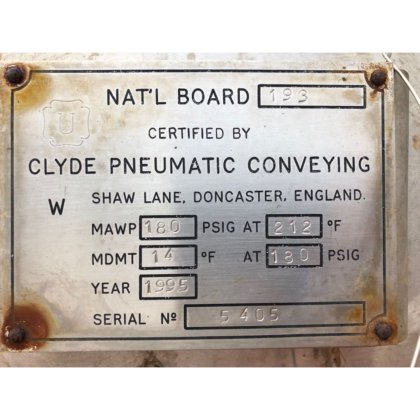 Clyde Pneumatic Conveying Continuous Solids Charging Package in ...