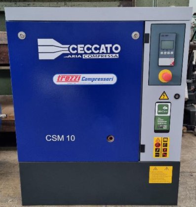 Usata Compressore ceccato silenziato a vite CSM 10 AK in Seregno, Italia