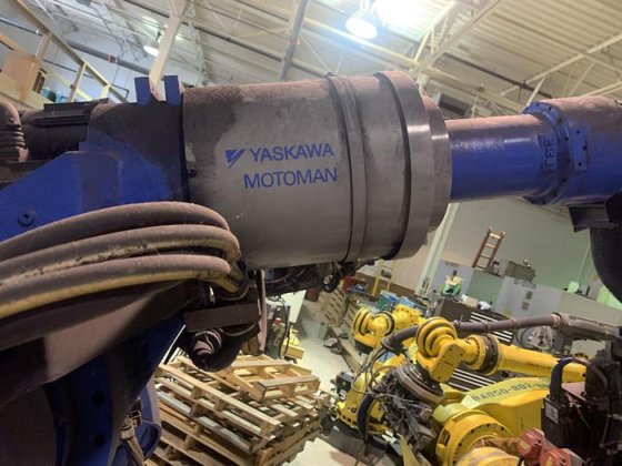 YASKAWA MOTOMAN ES165D 6 AXIS CNC ROBOT WITH DX100 CONTROLLER WITH SPOT ...