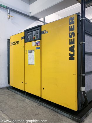 Kaeser CS 91 screw compressor in Helmstedt, Lower Saxony, Germany