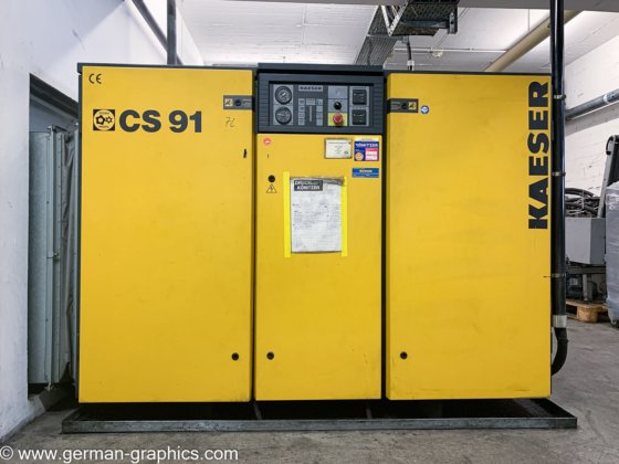 Kaeser CS 91 screw compressor in Helmstedt, Lower Saxony, Germany