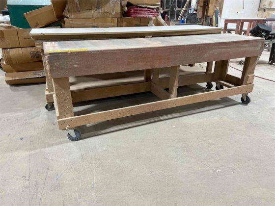 (2) rolling work tables in Mesquite, TX, USA