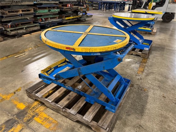 Bishamon "EZ Loader" Self-Leveling Pallet Carousel Positioner in Tiffin ...