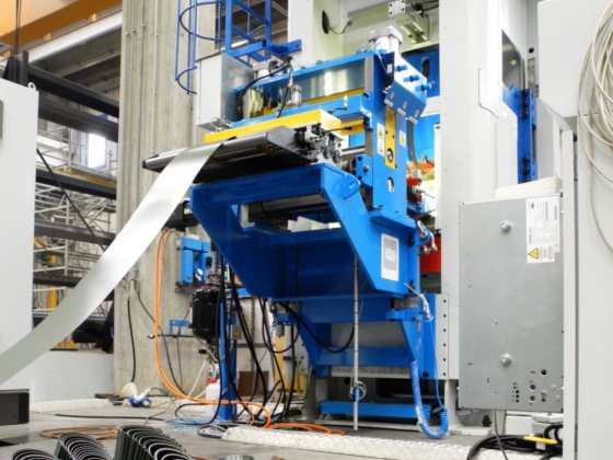 Machines for rainwater system components in Treviso, Italy