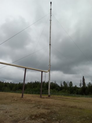 12" x 60ft Brooks Welding Services Guyed Flare Stack in Dawson Creek ...