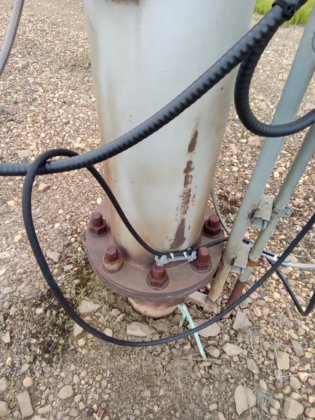 12" x 60ft Brooks Welding Services Guyed Flare Stack in Dawson Creek ...
