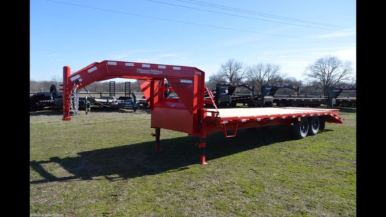 2023 New Flatbed/Flat Deck (Heavy Duty) Trailer - Friesen 8'6x25' GOOSENECK FLATBED 14K in ...