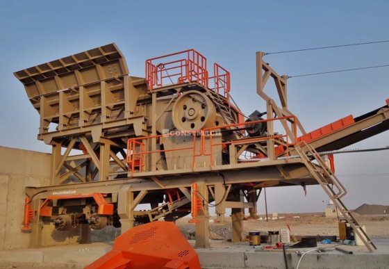 600 tph CAPACITY PRIMARY JAW CRUSHER – 140 x 110 cm OPENING SIZE in ...