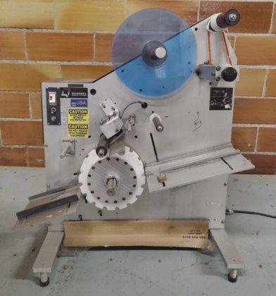 Quadrel Labeling Systems MOD 3 Tabletop Wrap Labeler in Phelps, NY, USA