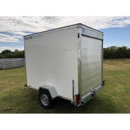 Blue Line Trailers 8'x5'x6' Single Axle Box Van Trailer Roller Shutter ...