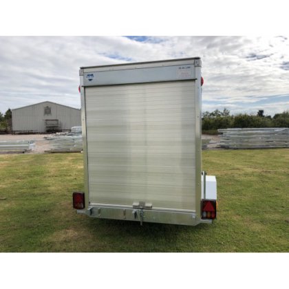 Blue Line Trailers 8'x5'x6' Single Axle Box Van Trailer Roller Shutter ...