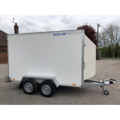 Blue Line Trailers 10'x5'x6' Tandem Axle Box Van Trailer Roller Shutter ...