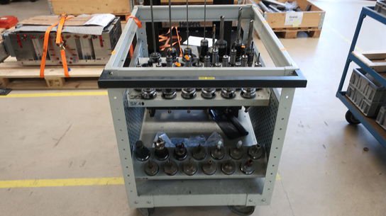 Trolley GARANT with various tool holders and tools in Hasselager, Denmark