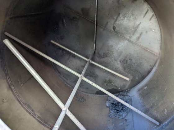 Tank 5 cubic meters, vertical in Moscow, Russia