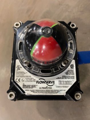 Flow-Tek F15-4" WCB Flanged Ball Valve Flowserve UltraSwitch Ball ...