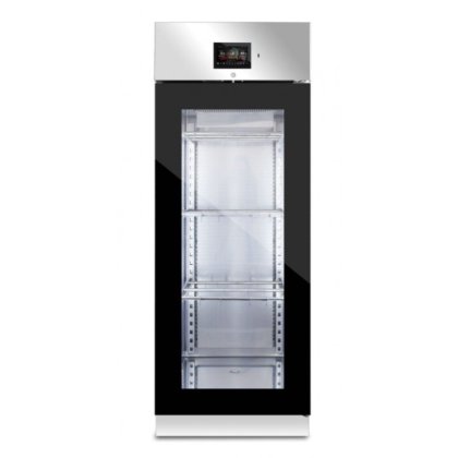 Stainless steel maturing cabinet for meat and cheese, 1 screen-printed ...