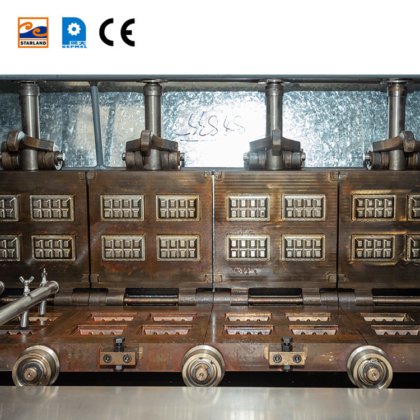 Gas-Powered Monaka Wafer Maker Automatic Function For Perfect Biscuit ...