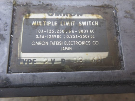 OMRON MULTIPLE LIMIT SWITCH 2V B 03 4N 2VBQ3-4N in Santa Clarita, CA, USA