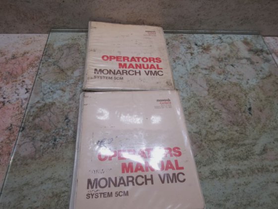 MONARCH VMC SYSTEM 5 OPERATORS MANUAL VMC-75 OPR 5CM-2 CNC VERTICAL ...