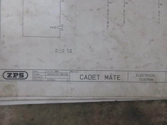 OKUMA CADET MATE CNC VERTICAL MILL SCHEMATICS ELECTRICAL DIAGRAM E-777 ...