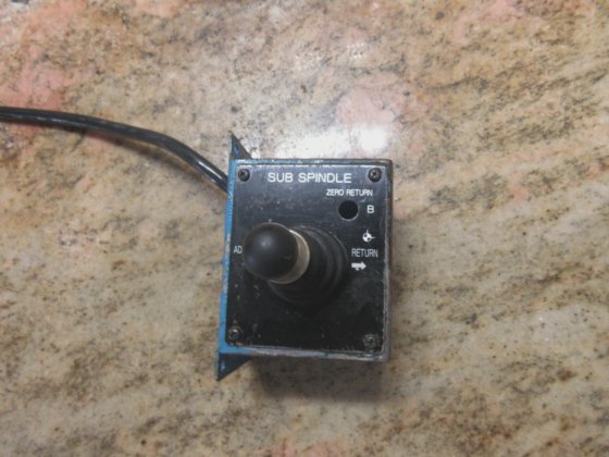 MIYANO ATS-80S CNC LATHE SUB SPINDLE CONTROLLER JOG REMOTE CONTROL AXIS ...