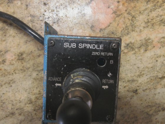 MIYANO ATS-80S CNC LATHE SUB SPINDLE CONTROLLER JOG REMOTE CONTROL AXIS ...