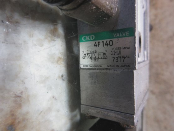 CKD VALVE UNIT 4F140 CNC HITACHI SEIKI VM50 CNC VERTICAL MILL in Los ...