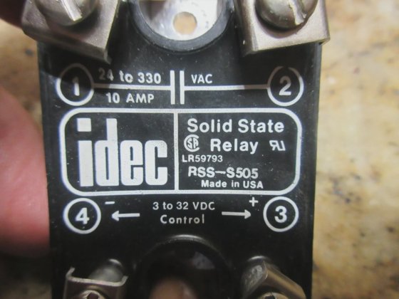 IDEC SOLID STATE RELAY RSS-S505 LR59793 FADAL 4020 CNC in Los Angeles, CA, USA