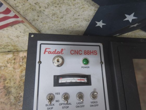 FADAL VMC40 CNC VERTICAL MILL MAIN OPERATOR CONTROL PANEL CNC 88HS in ...