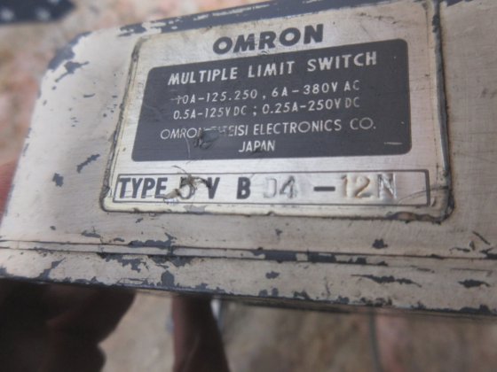 OMRON MULTIPLE LIMIT SWITCH 5VB D4-12N 5VBD4-12N in Santa Clarita, CA, USA