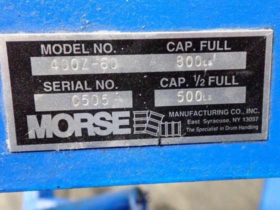 MORSE Drum Lifter in Watertown, WI, USA