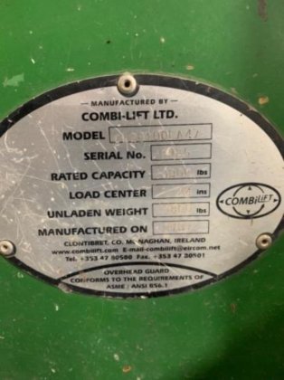 COMBI-LIFT Multidirectional Forklift in Euclid, OH, USA